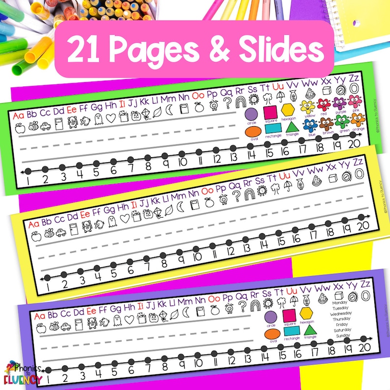 Editable Student Desk Name Plates: Alphabet, Numbers, Shapes (PDF) - Etsy