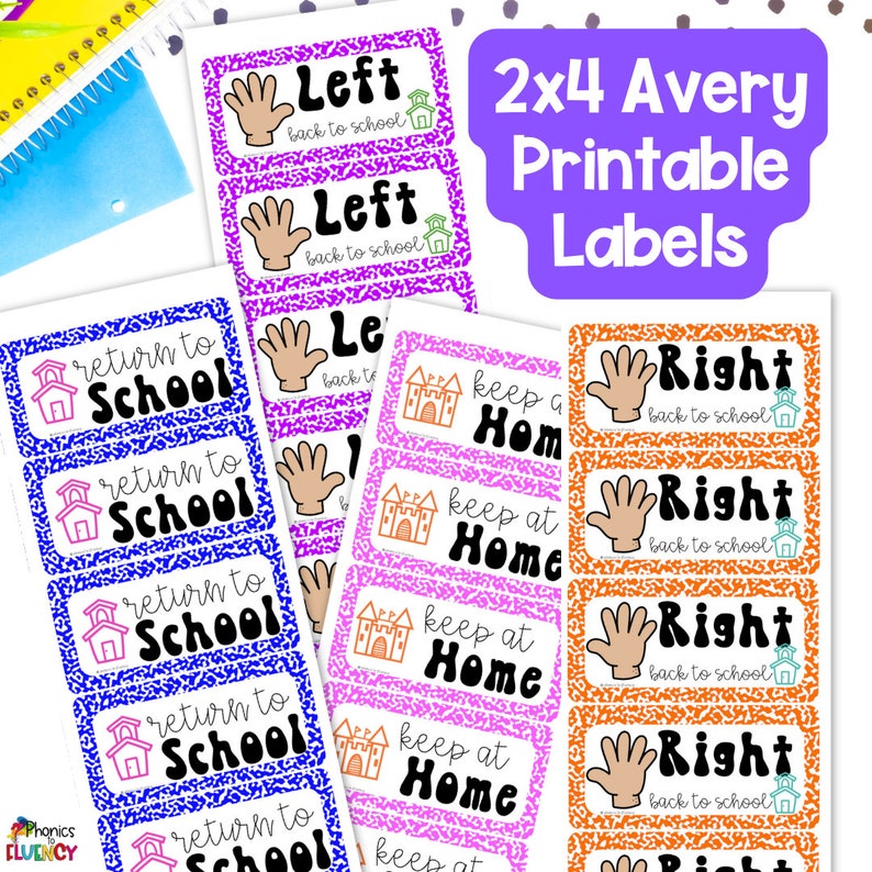 Retro Editable Take Home Folder Covers and Labels (PPT & PDF) - Etsy