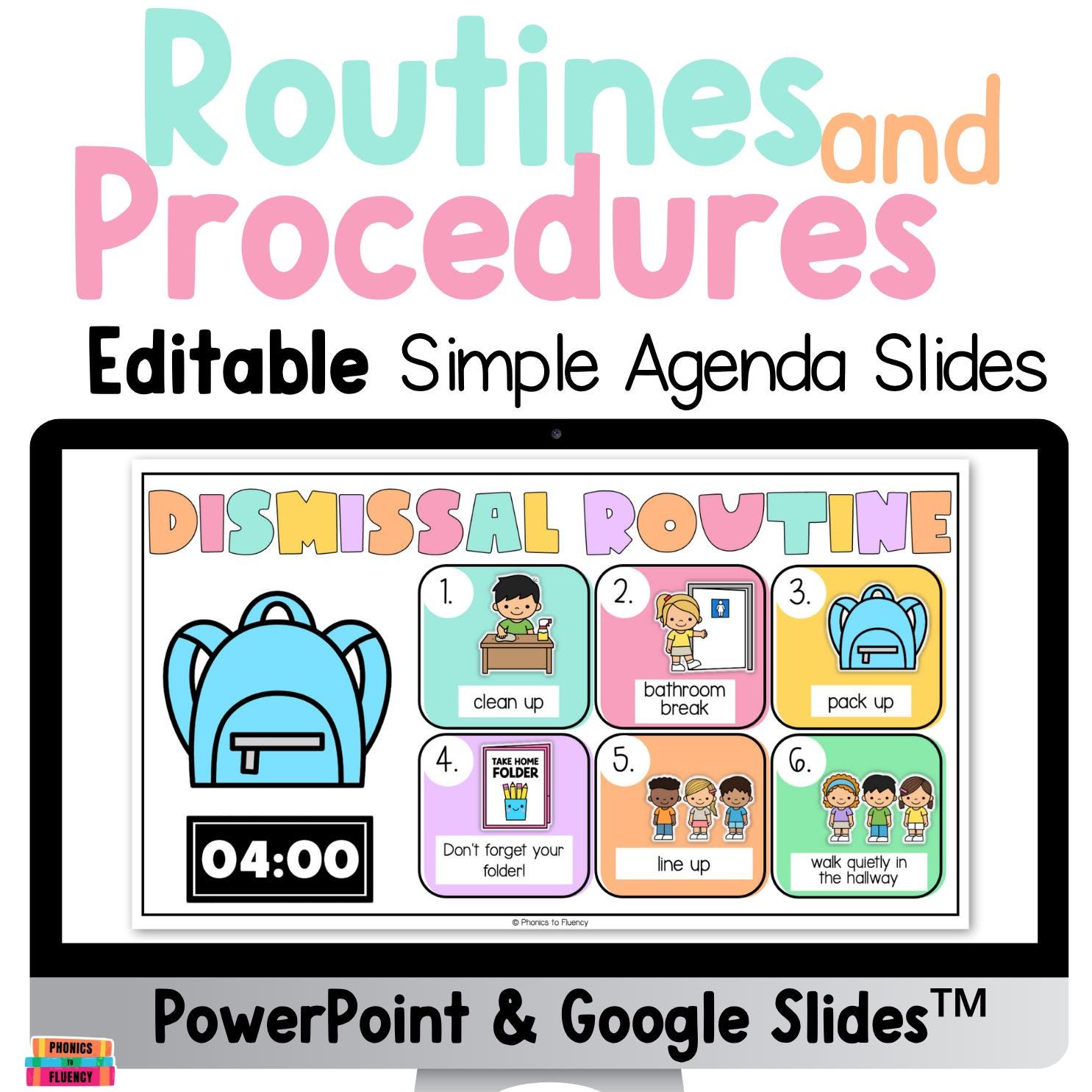 Kindergarten Morning Meeting Slides: Visual Schedule, Daily Agenda ...