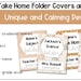 Editable Boho Take Home Folder Covers and Labels (PPT & PDF) - Etsy