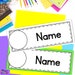 Editable Desk Name Plates: Classroom Decor (powerpoint) - Etsy
