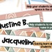 Editable Boho Desk Name Plates: Photo Tags, Classroom Decor (PPT) - Etsy