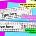 Editable Student Desk Name Plates: Alphabet, Numbers, Shapes (PDF) - Etsy