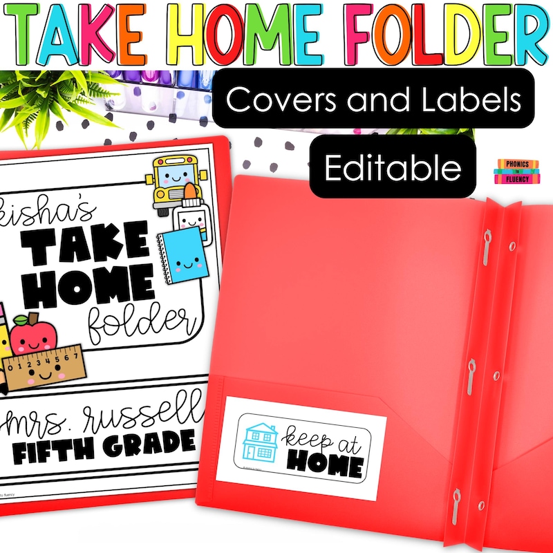 Homework Folder Cover - Etsy
