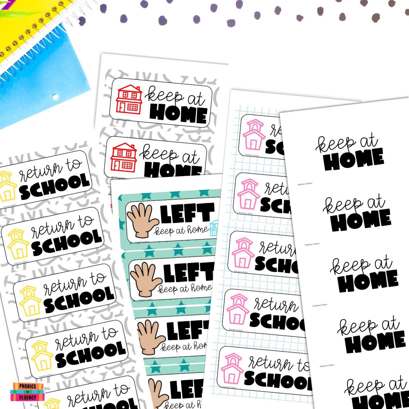 Editable Homework Folder Covers Labels Editable Take Home Folder Labels ...