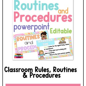 Editable Classroom Rules Slides: K-2 Behavior Management (google Slides ...