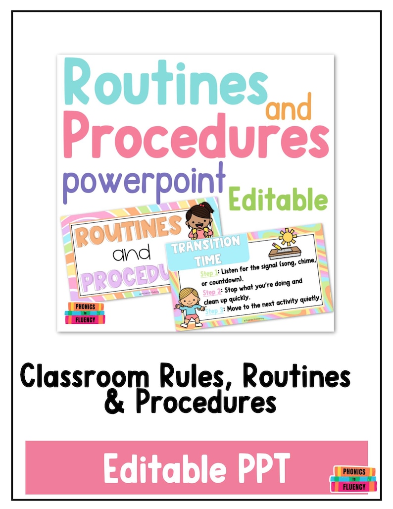 Editable Classroom Rules Slides: K-2 Behavior Management (google Slides ...