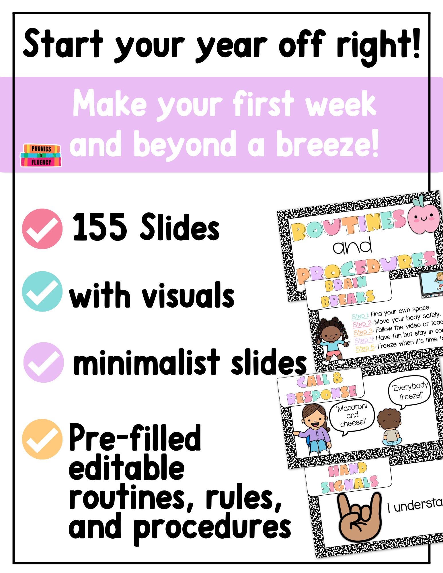 Classroom Rules and Expectations and Procedures, Routines and ...