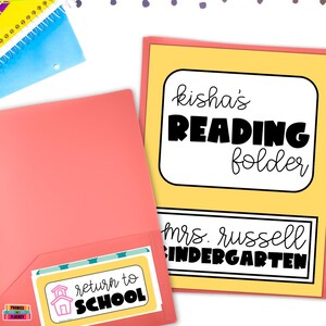 Editable Homework Folder Covers Labels Editable Take Home Folder Labels ...