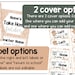 Editable Boho Take Home Folder Covers and Labels (PPT & PDF) - Etsy