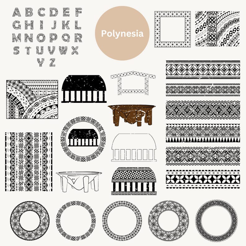MEGA PACK! 180+ Images: Pacific Island Cultural Patterns/images *zip ...