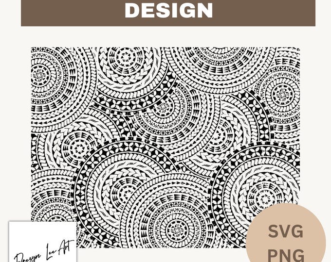 Polynesian Tribal Shaka Sign SVG and PNG Graphic | Samoan Tribal Design ...