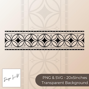 Samoan Pattern Banner *digital Download Only* SVG/PNG - Etsy