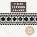 Tongan Pattern Border 50cm SVG/PNG instant Digital Download - Etsy
