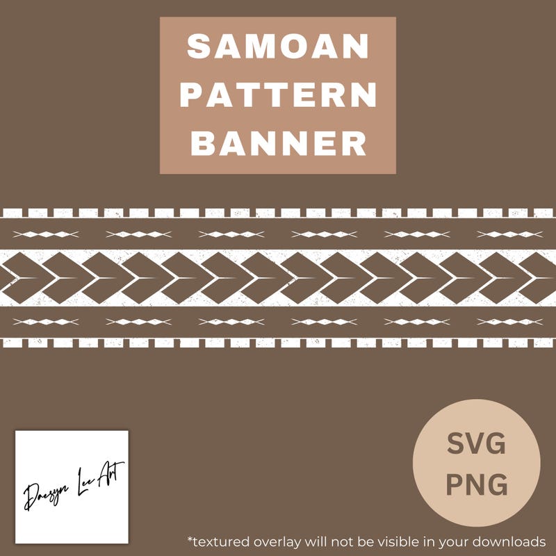 White Samoan Patterns - Etsy