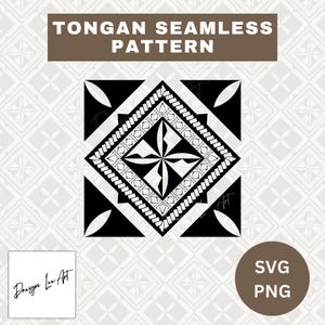 Tongan Seamless Pattern *instant Digital Download* SVG/PNG - Etsy