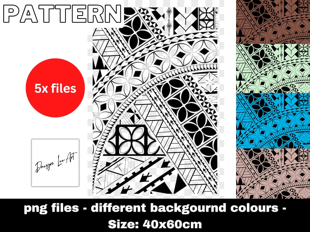 Samoan Pattern *digital File Download* - Etsy