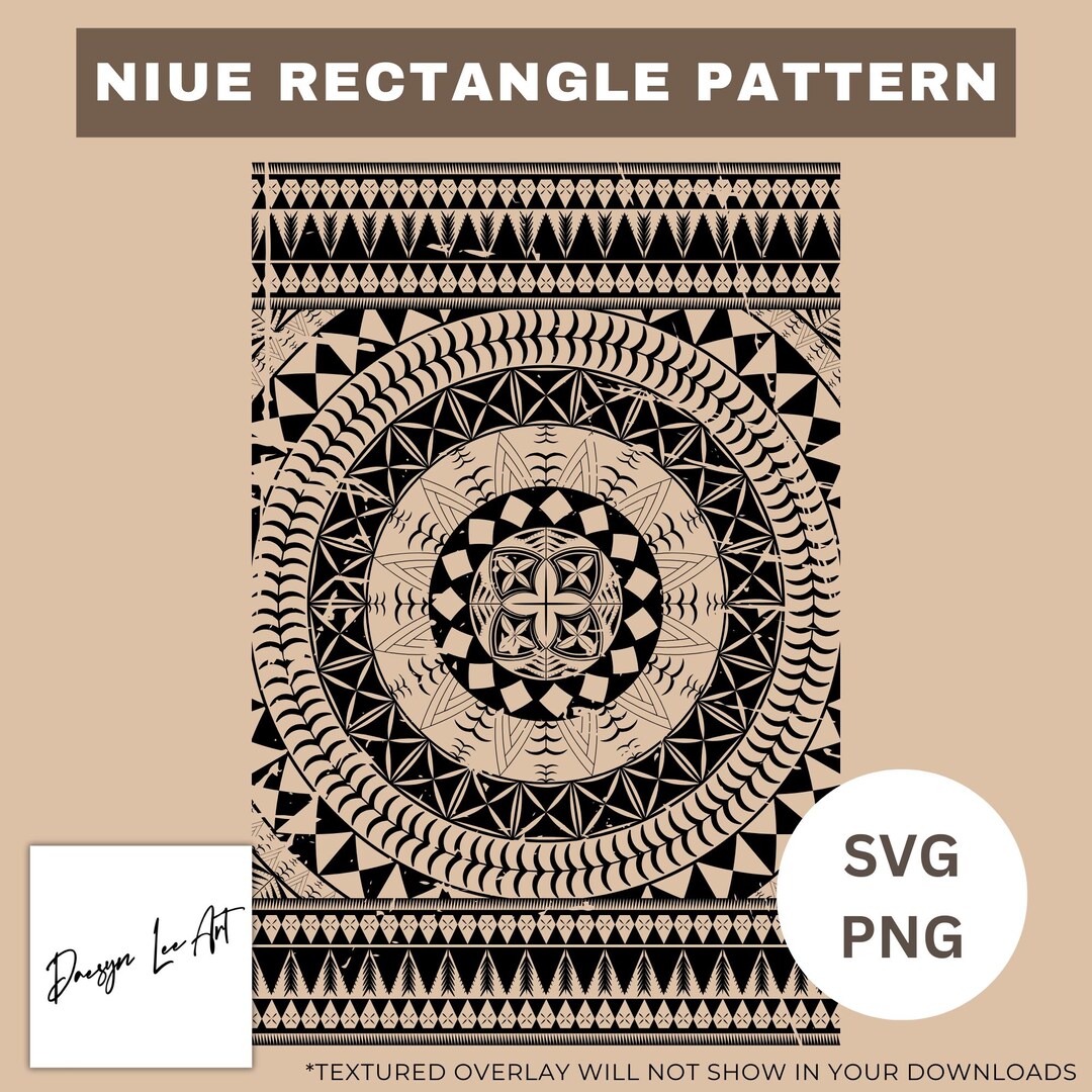 Niue Rectangle Pattern SVG/PNG *digital Downloads Only* - Etsy