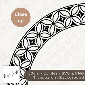 Polynesian Pattern Border 50cm *instant Digital Download* - Etsy