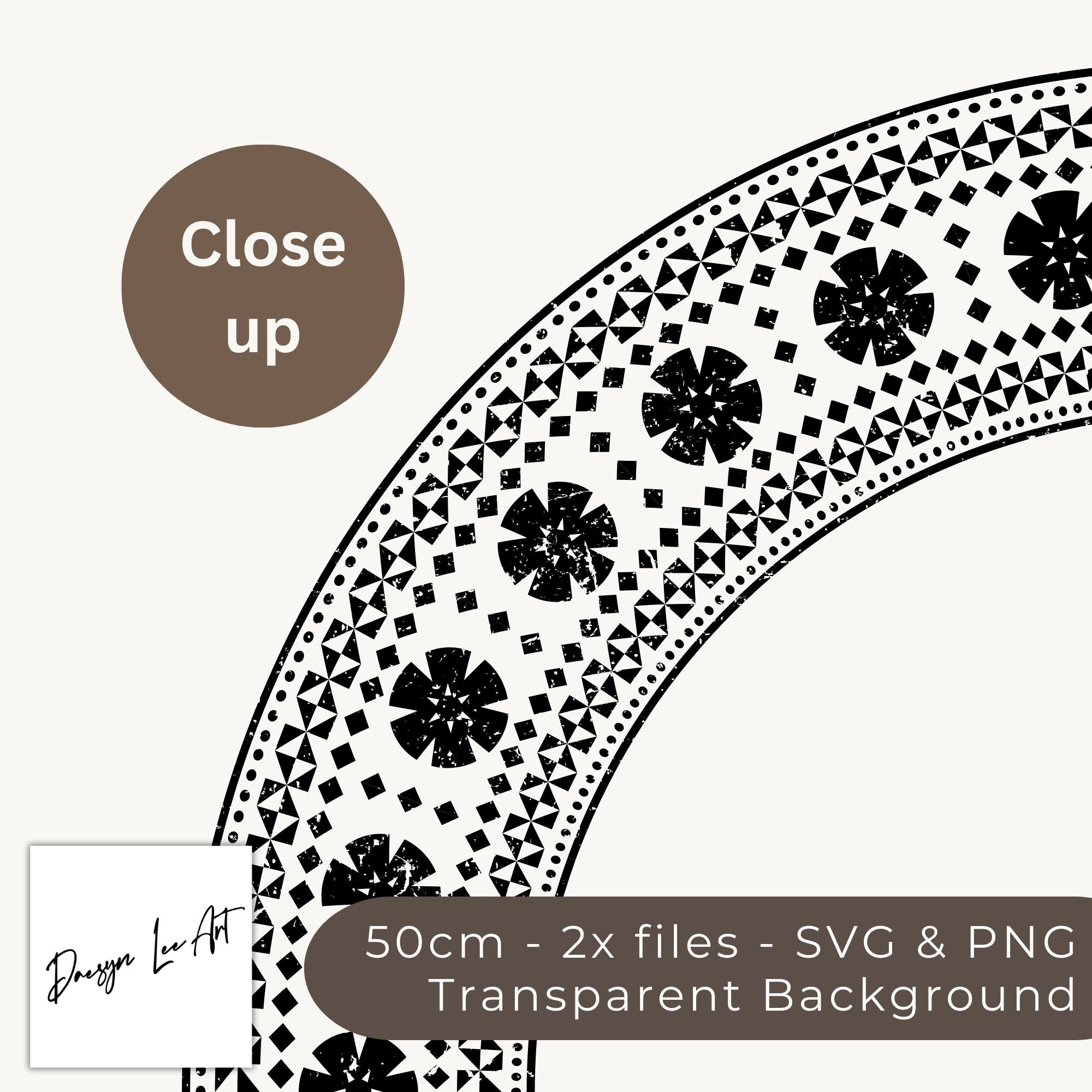 Fijian Pattern Border PNG/SVG Files instant Digital Download - Etsy ...