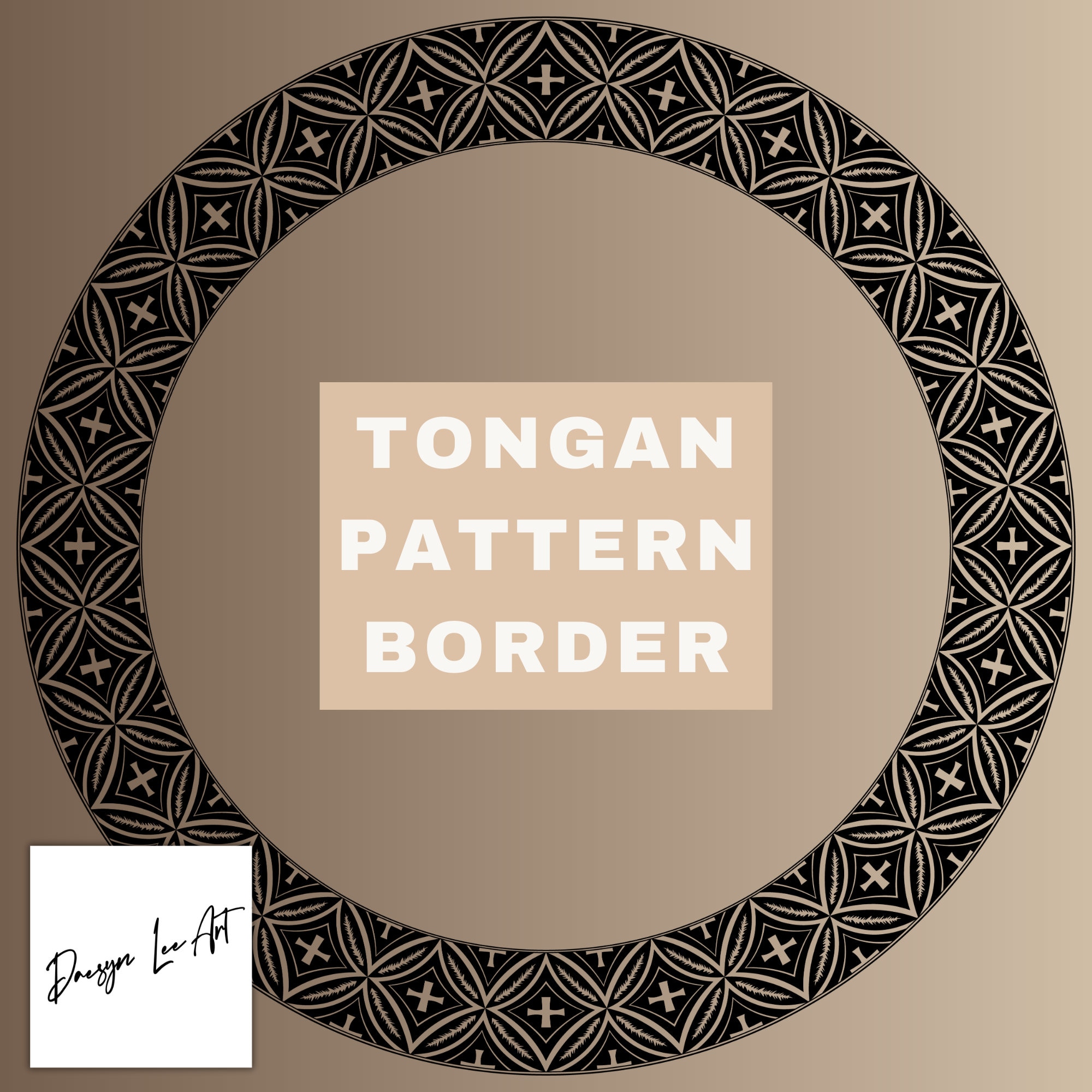 Tongan BORDER digital File Only - Etsy