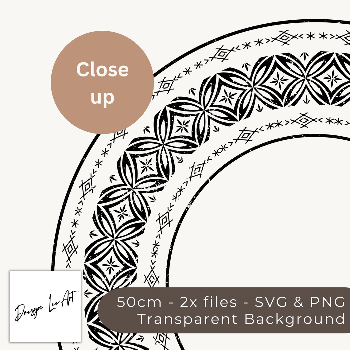 Samoan Pattern BORDER *digital Download Only* SVG/PNG - Etsy