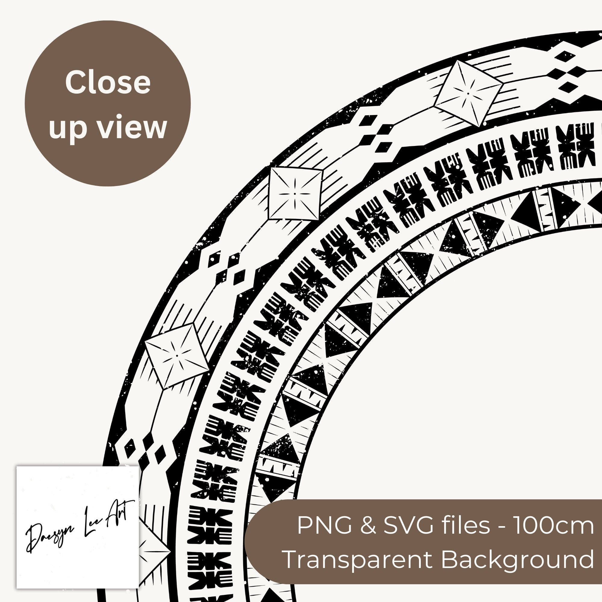 Fijian Pattern Border PNG File instant Digital Download - Etsy Canada