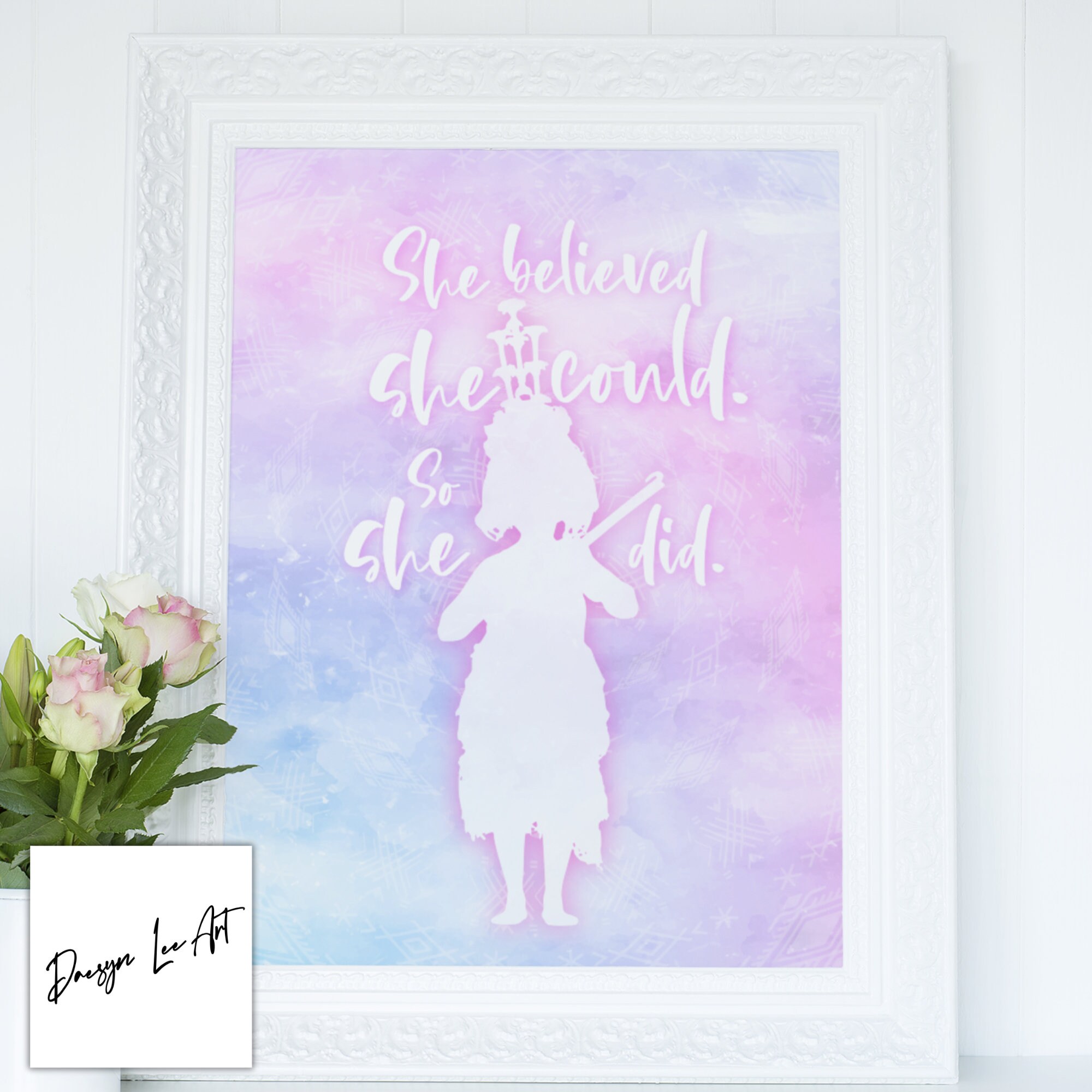 Samoan Taupou -she Believed - Instant Download*bedroom, Office, Home ...