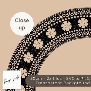 Fijian Pattern Border - PNG/SVG Files *instant Digital Download* - Etsy