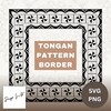 Niue Pattern Border SVG/PNG *digital Downloads Only* - Etsy