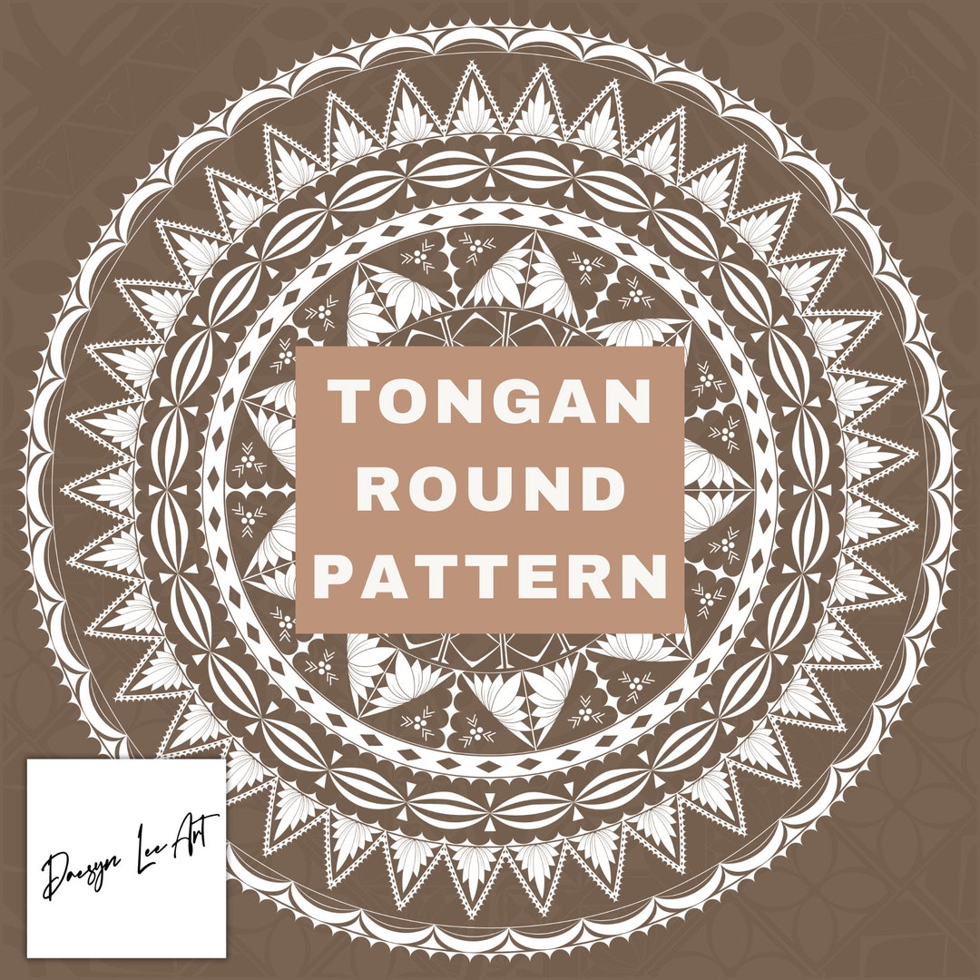 Tongan Round Pattern *digital File Only* - Etsy
