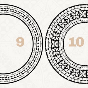 Samoan Border 10 Pack*zip File*instant Digital Download* - Etsy
