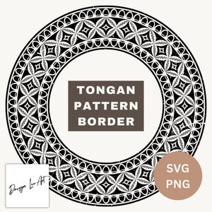Tongan Pattern Border 50cm instant Digital Download - Etsy