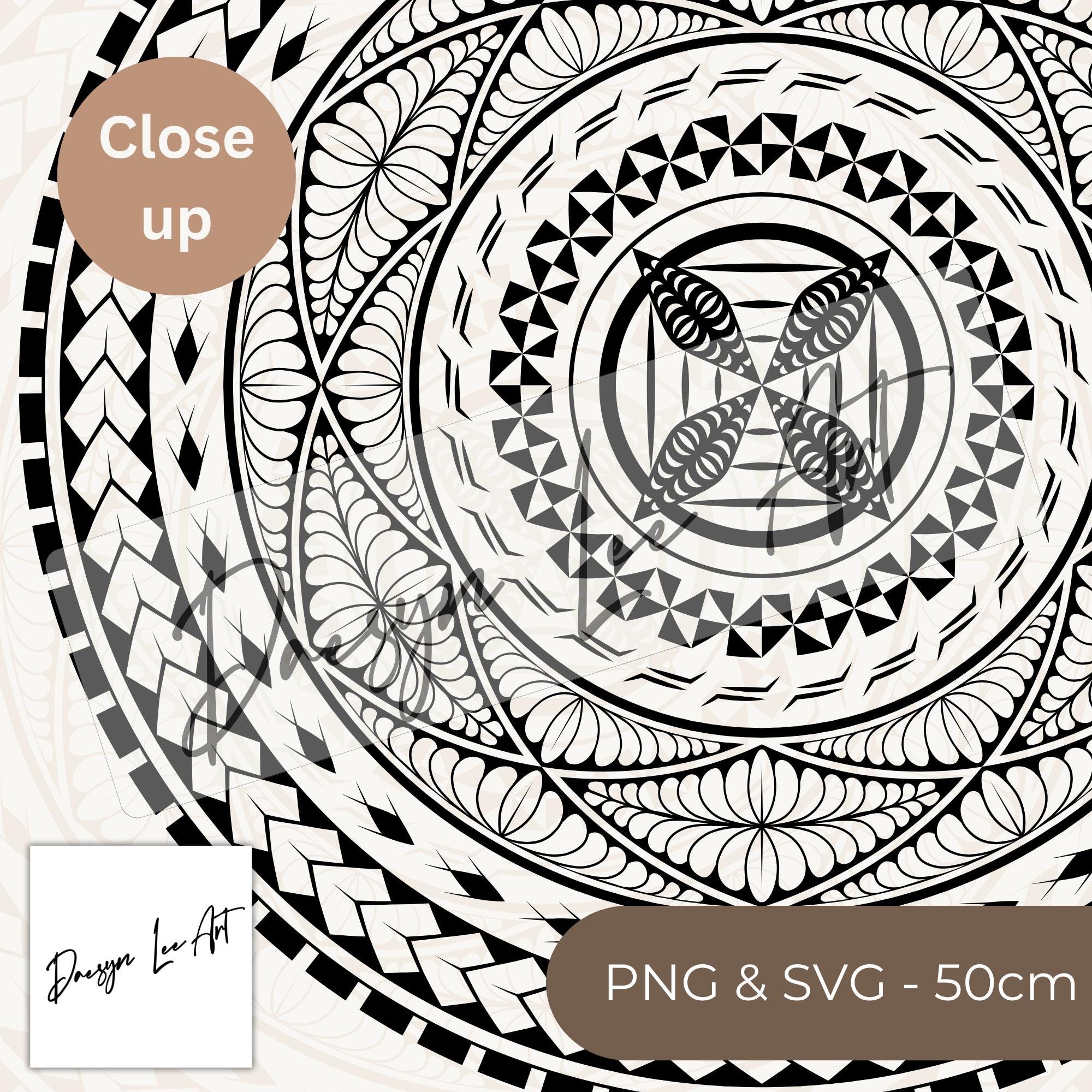 Samoan & Tongan Round Design *digital Download Only* SVG/PNG - Etsy