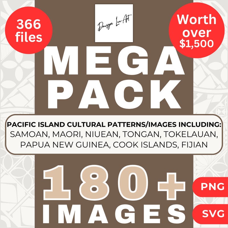 Cook Island Pattern - Etsy New Zealand