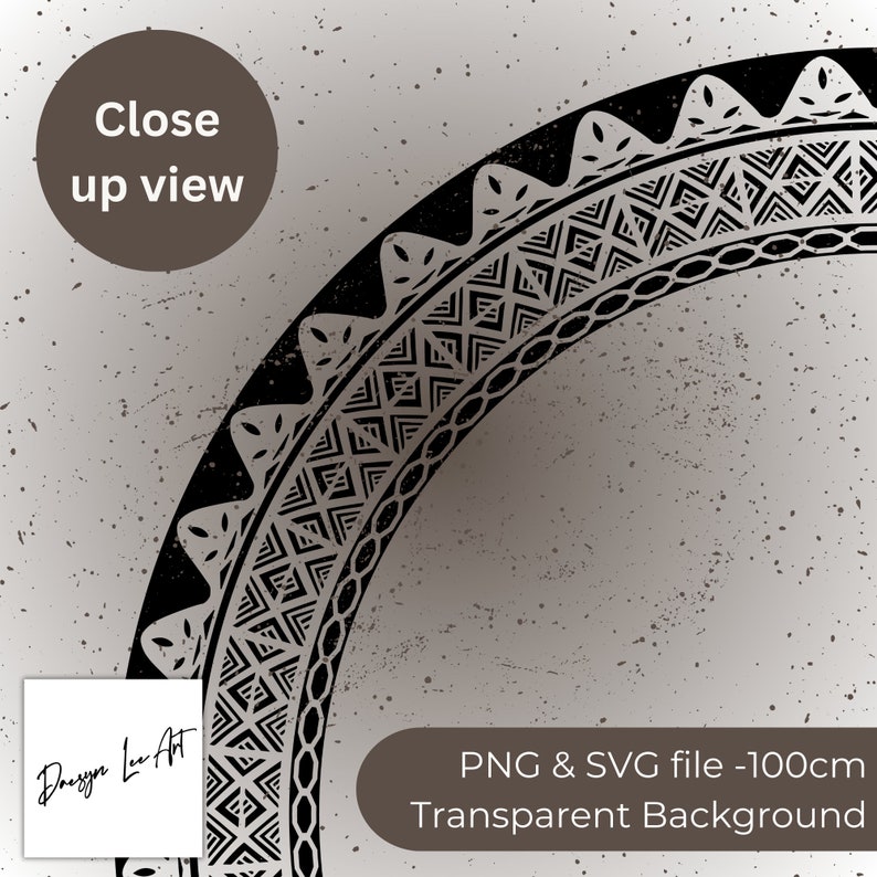 Fijian Pattern Border PNG File instant Digital Download - Etsy Australia