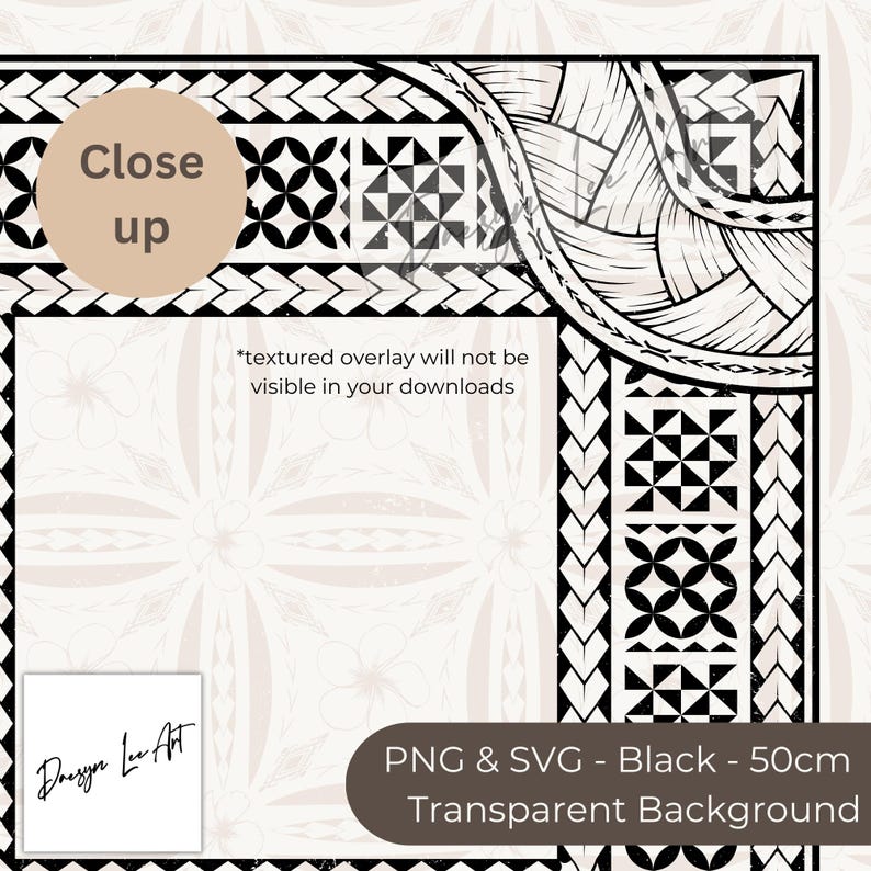 Samoan Pattern Border *instant Digital Download* SVG/PNG - Etsy Australia