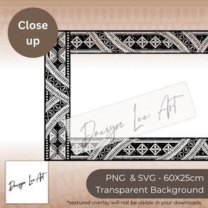 Niuean Pattern Border - SVG/PNG *digital Downloads Only* - Etsy