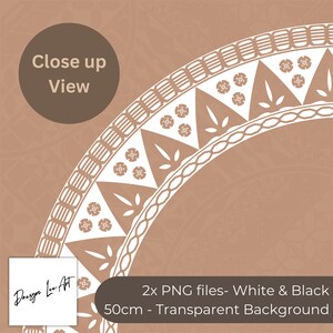Fijian Pattern Border PNG File instant Digital Download - Etsy