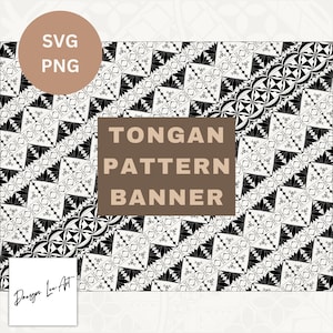 Tongan Pattern Banner 100x75cm Svg-png*digital File Only* - Etsy