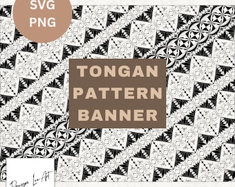 Tongan Pattern Banner 100x75cm Svg-png*digital File Only* - Etsy