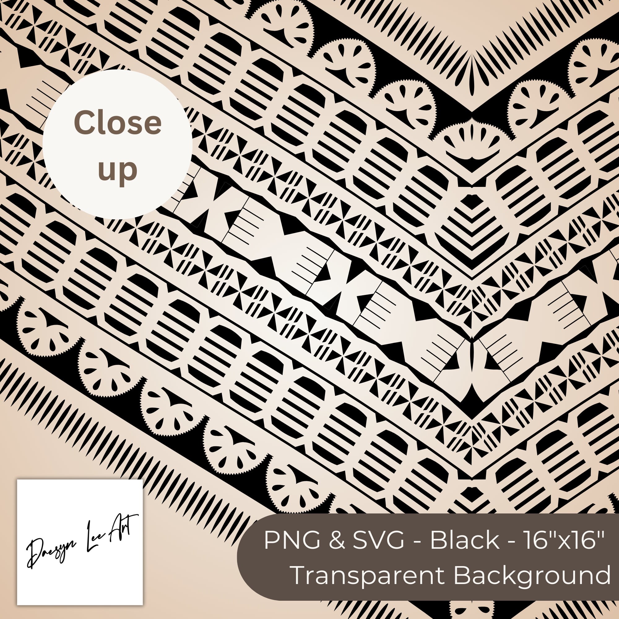 Fijian 'V' Pattern Banner SVG/PNG *digital File Only* - Etsy