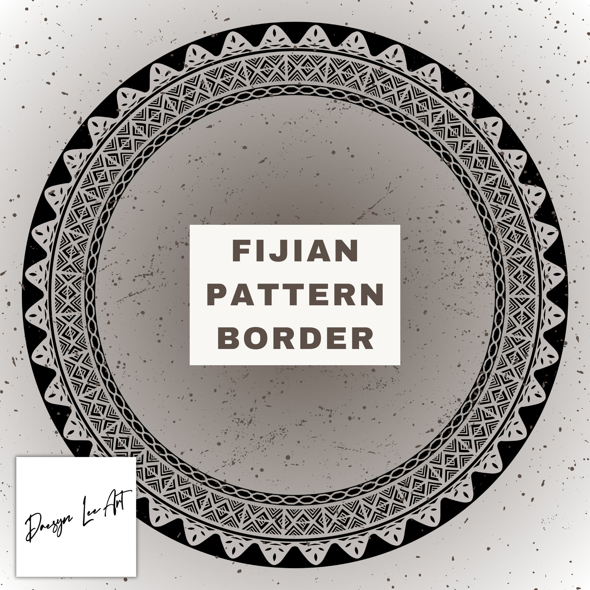 Fijian Pattern Border PNG File instant Digital Download - Etsy Australia