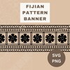 Tongan Pattern Banner 20x5inches digital File Only - Etsy