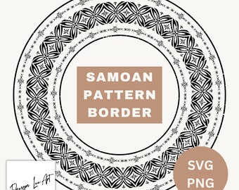 Samoan Pattern Banner *digital Download Only* SVG/PNG - Etsy