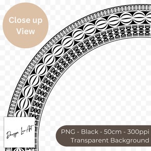Fijian Pattern Border - PNG File *instant Digital Download* - Etsy