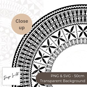 Fijian Pattern Border - PNG/SVG Files *instant Digital Download* - Etsy