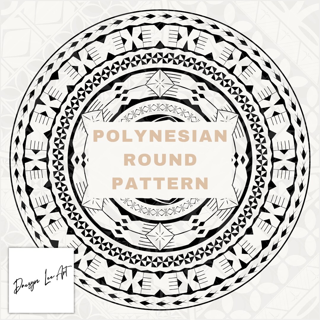 Polynesian Round Pattern 150cm digital File Only - Etsy