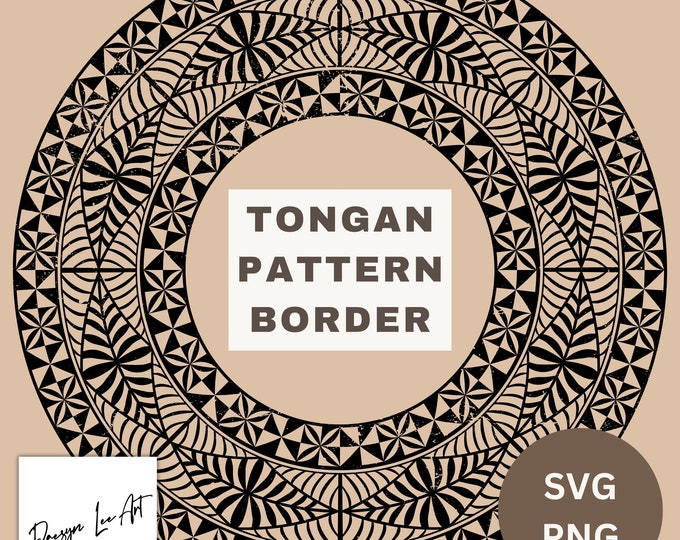 Tongan Tribal Design. Square Fit by @alohacrishell - Etsy Canada
