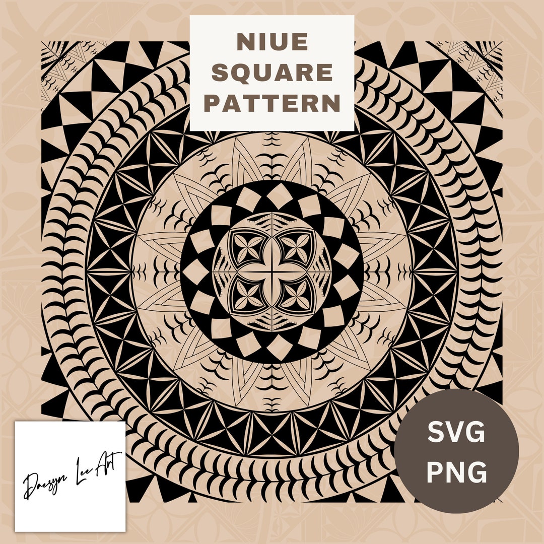 Niue Square Pattern SVG/PNG *digital Downloads Only* - Etsy